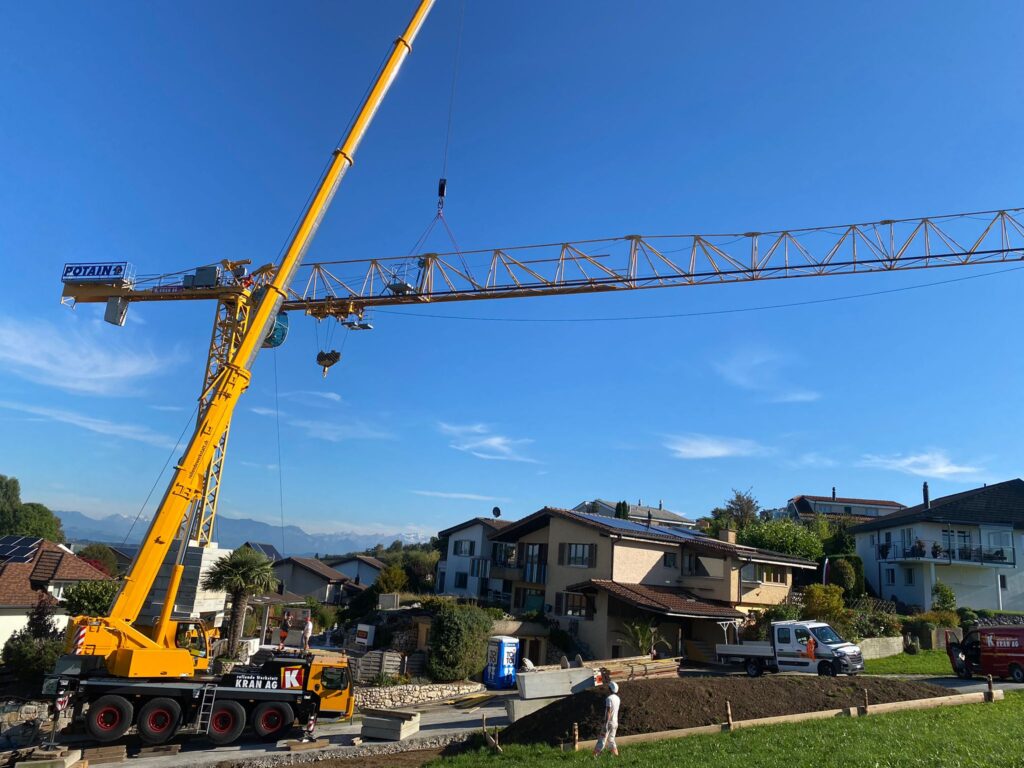 Montage Potain MDT 98 - Kran AG